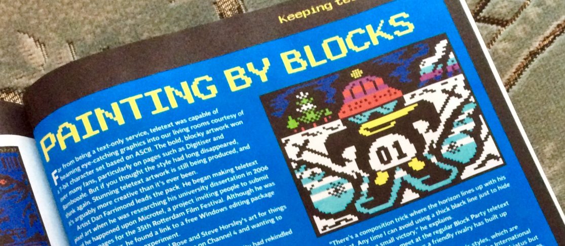 ‘Teletext Archaeology’ feature in November’s Computer Shopper Magazine ...