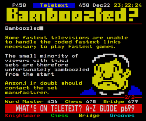 Teletext’s Bamboozle: 12 things you (probably) didn’t know – Teletext Art