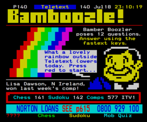 Teletext’s Bamboozle: 12 things you (probably) didn’t know – Teletext Art