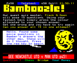Teletext’s Bamboozle: 12 things you (probably) didn’t know – Teletext Art