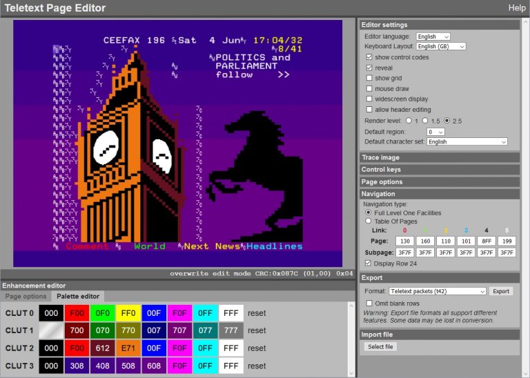 Make Teletext Art – Teletext Art